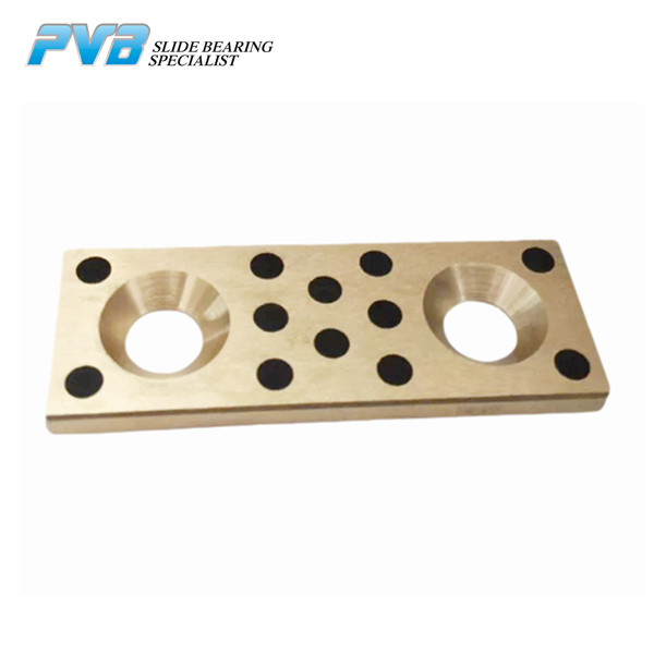 5mm Graphite Plugged Bronze Wear Plate Oilless Bronze Wear Plates